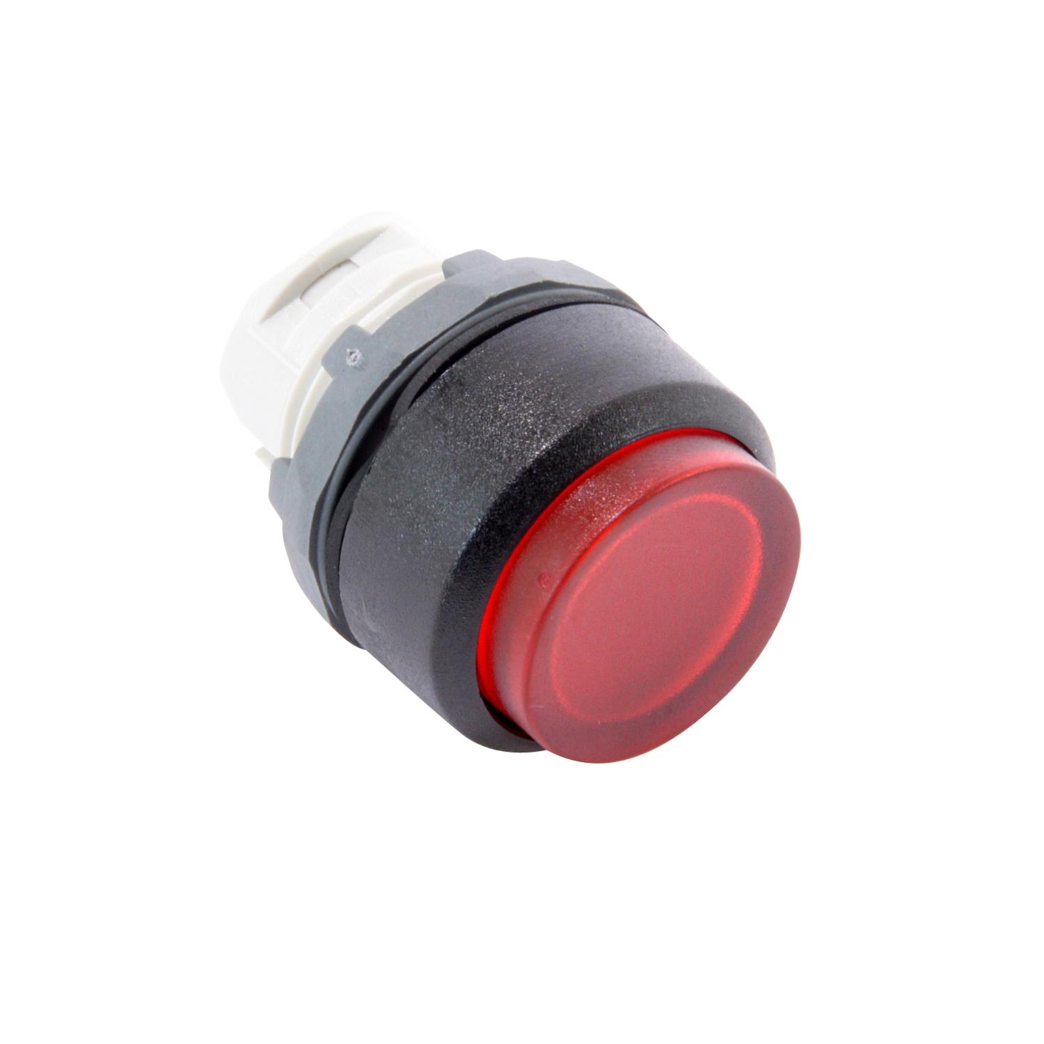 ABB MP1-11R Modular Illuminated Pushbutton Operator, 0.029 mm H x 0.029 mm W x 0.033 mm D, Flush ...