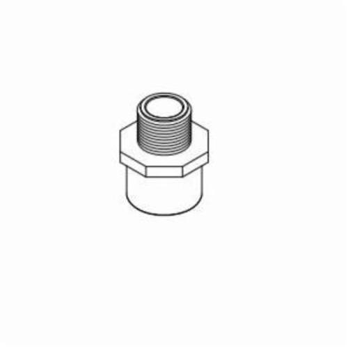 IPEX Corzan® 059290 Adapter, 1-1/2 in, MNPT x Socket, SCH 80/XH, CPVC ...